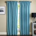 Blazing Needles Microsuede Chenille Drapery Panel (Set of 2), 108" by ...