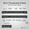 Plugable Thunderbolt 4 Dock, 100W Charging, Dual Monitor 8K/4K HDMI, 4X ...