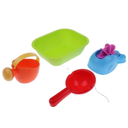 Set Of 4pieces Children's Water Bath Beach Sand Toy Tool Kit Kid ...