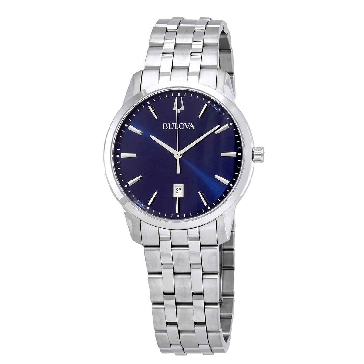 Bulova Sutton Quartz Blue Dial Men's Watch 96B338 - Walmart.com