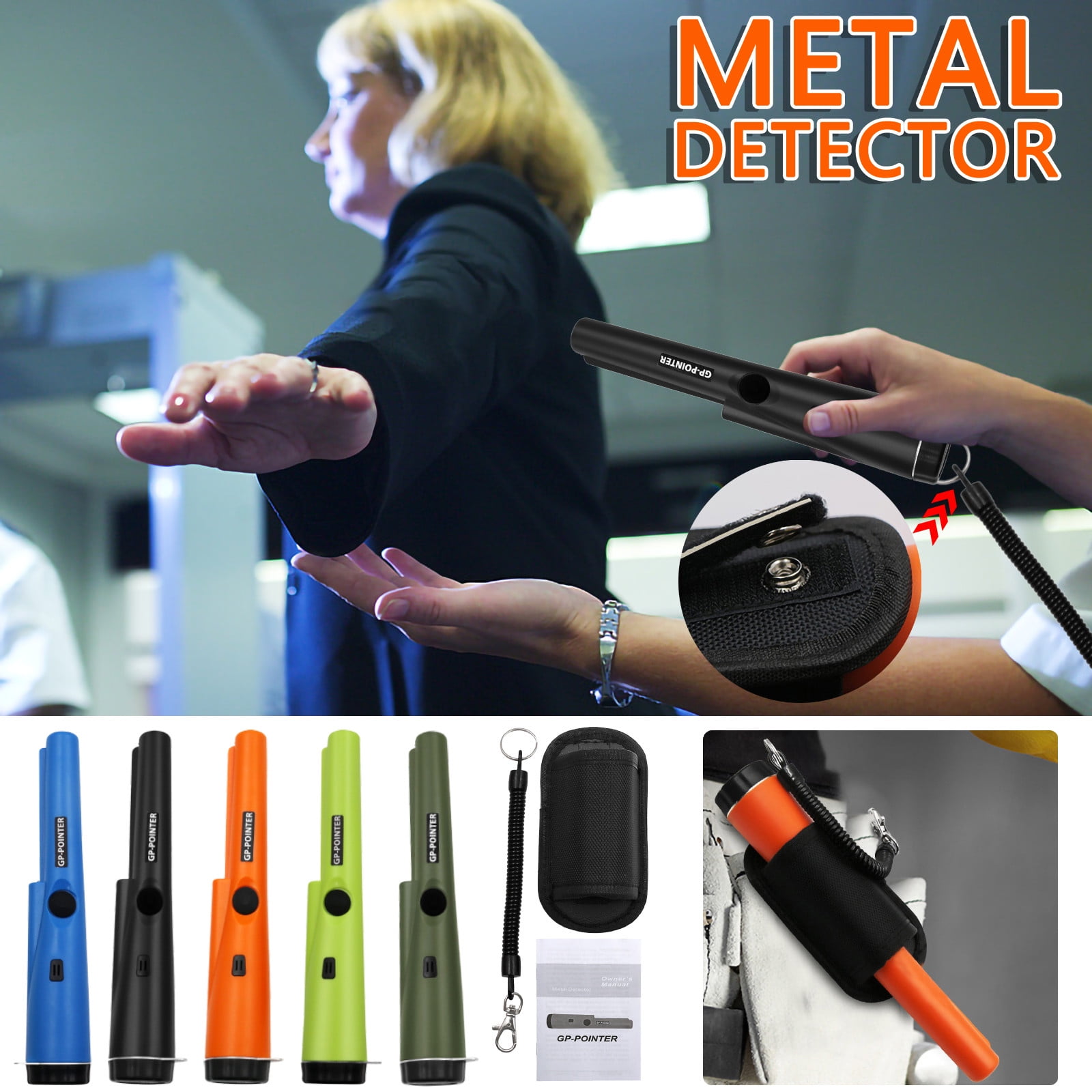 Detector de Metales de Mano Ganfancp Gp-Pointer Grado de Protección Ip66 | Walmart en línea