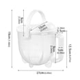 Rice Washer Cleaner Plastic Grains Rice Washing Bowl Vegetable Fruit ...