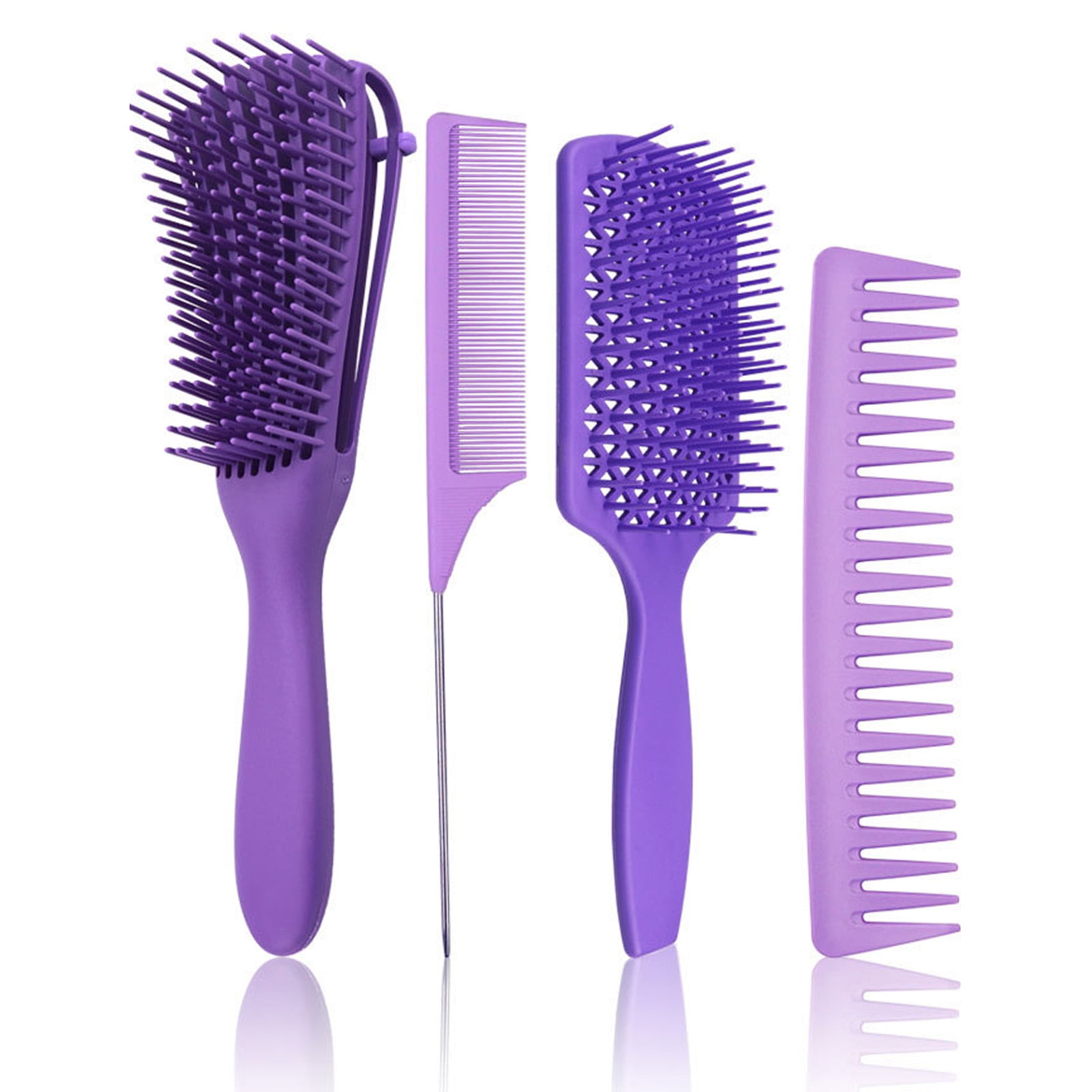 Juego de 4 peines para peinar el cabello, peine profesional para ...