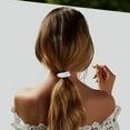 D Embroidered High Elastic Hair Rope For Ponytail 15 Pcs For Girls ...