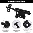 3-Pack Heavy Duty Iron Slide Bolt Latches with Padlock Hole for Outdoor ...