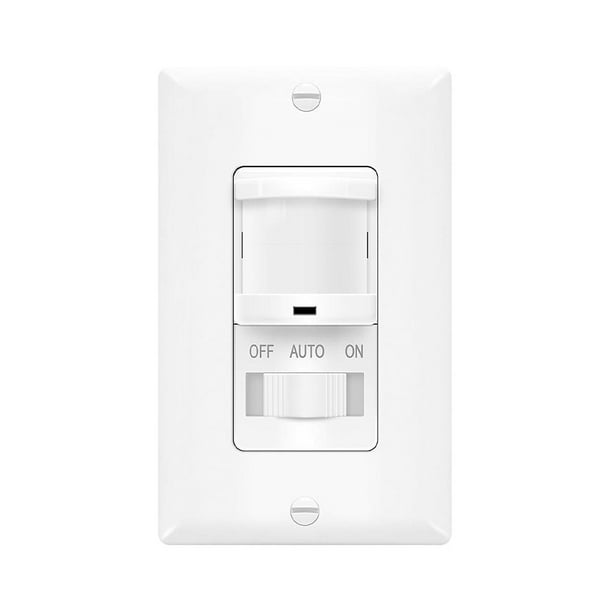 Single Pole Motion Sensor Switch, PIR Sensor Light Switch, Occupancy ...