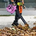 26CC Handheld Leaf Blower Gas Powered, 2-Stroke Light Duty Blower with ...