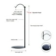 HOHIYA 36 Inch Wind Chime Stand for Windchimes Lantern Hummingbird ...