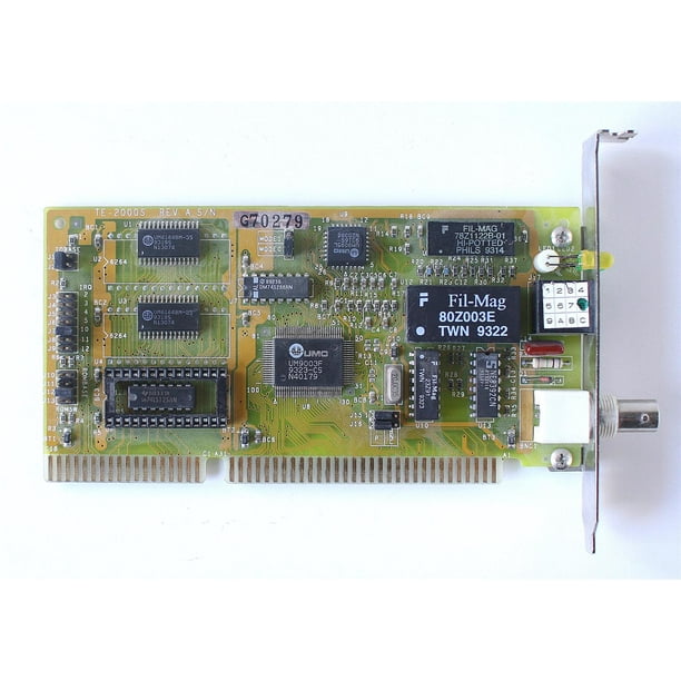ISA ETHERNET CARD, UM9003F 9323-CS, TE-2000S REV.A - Walmart.com
