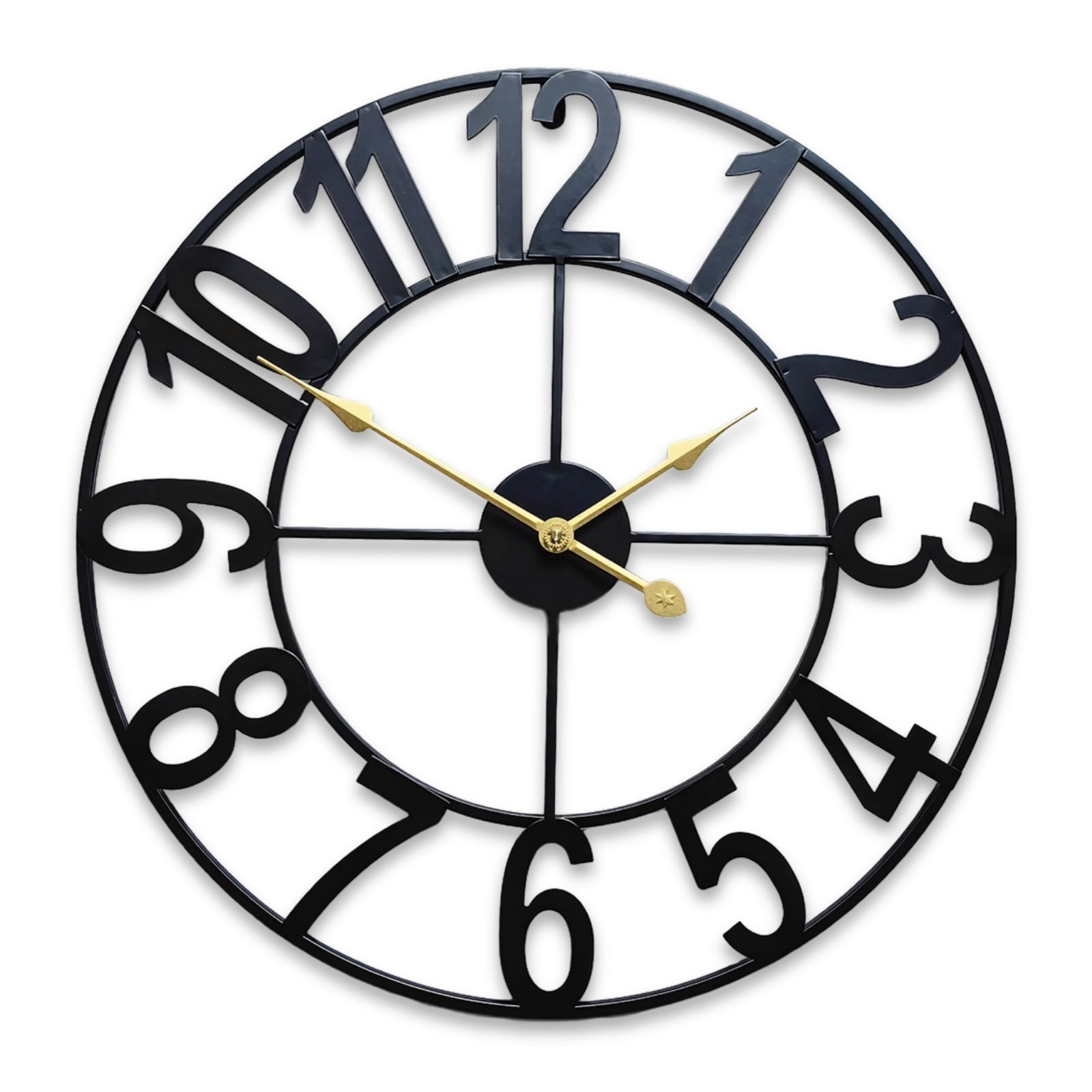 Click here for Bottlepic 24 Inch Large Metal Wall Clock  Farmhous... prices