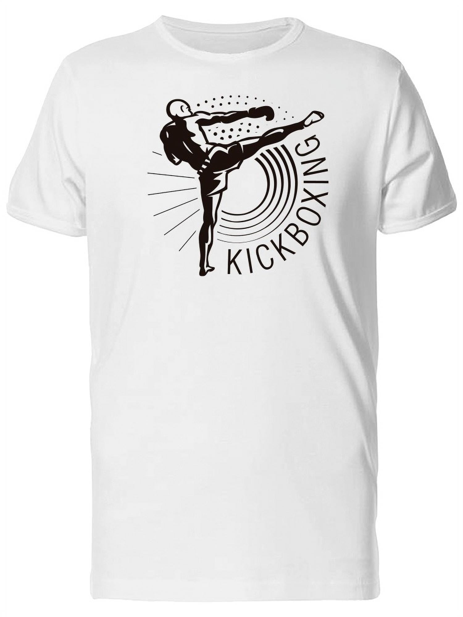 Kickboxing Man Silhouette T-Shirt Men -Image by Shutterstock, Male ...