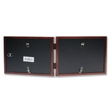 5x7 Hinged Double (Horizontal) Walnut Wood Picture Frame - Gallery ...
