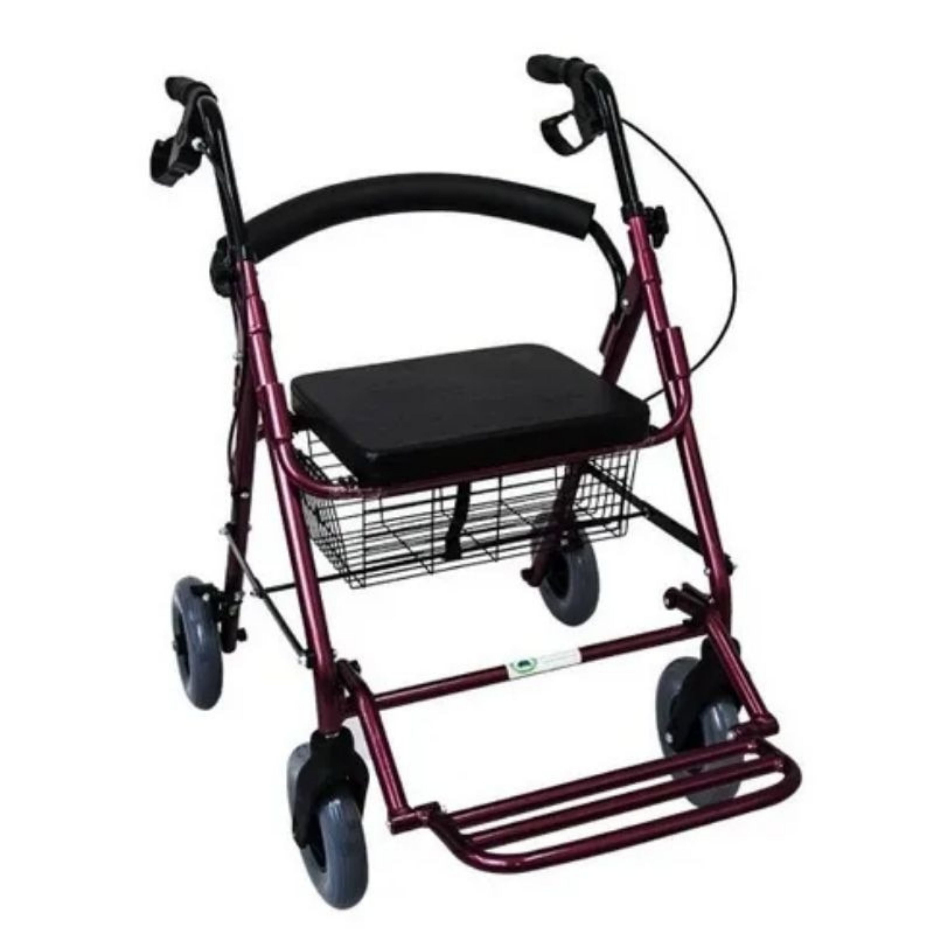 Andadera Ortopedica De Aluminio Y Silla De Ruedas Ligera Roja Eko Eko ...