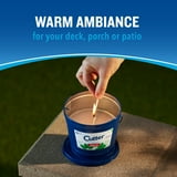 Cutter Outdoor Scented Candle, Citronella and Mint, 17 oz, Blue, Burns ...