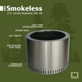 Muskoka Portable 19.5" Stainless Steel Smokeless Wood Burning Camping ...