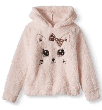 Miss Chievous - Miss Chievous Girls 4-16 Sequin Critter Plush Sherpa ...
