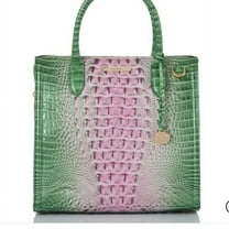 Brahmin Caroline Multi Abalone Pink/Green/Blue/Orange Satchel - Walmart.com