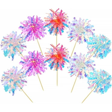 Trianu 100 Pcs Cocktail Picks Firework Party Picks Firework Cake ...
