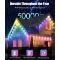 Permanent Outdoor Lights for House,50ft +IC Outdoor Decor,DIY Scene ...