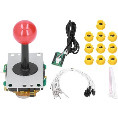Arcade Stick Metal Arcade, Zero Delay Classic Arcade Remote Controller ...