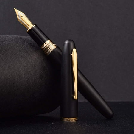 HongDian 660 Wood Fountain Pen Extra Fine Nib, Handcrafted Natural ...
