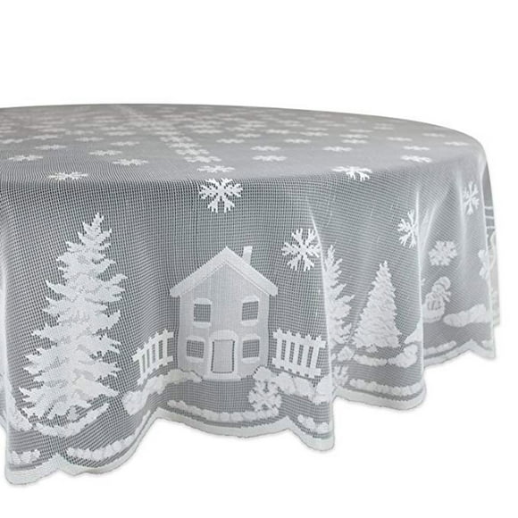 Plastic Lace Tablecloth