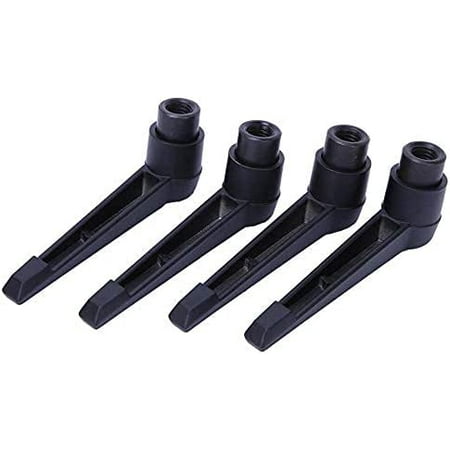 Female Thread Clamping Lever Handles Set 4Pcs Adjustable Machinery ...