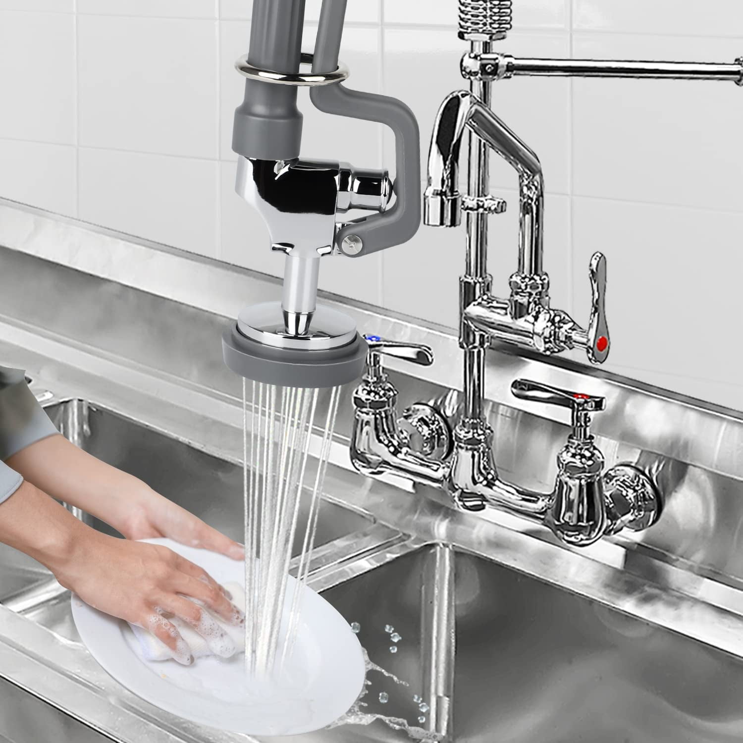 Buy Pre-Rinse Spray Valve Replacement Head for Commercial Kitchen ...