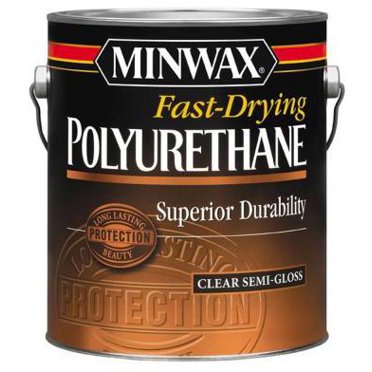 Minwax Water Based Clear Semi-Gloss Polyurethane Water Based 1 Gl ...