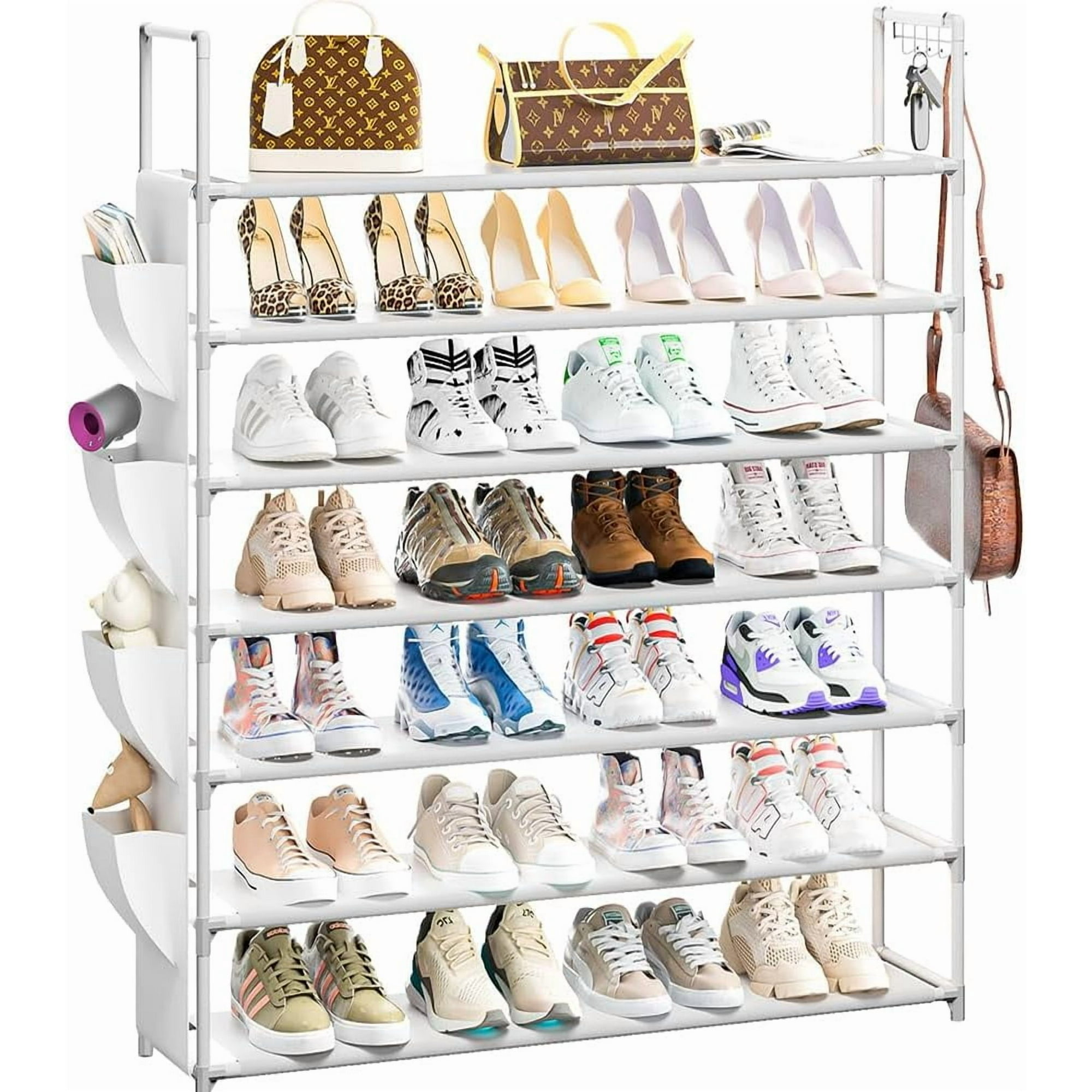 Click here for Siabc-Shoe Rack 7 Tier White Shoe Organizer Shoe S... prices