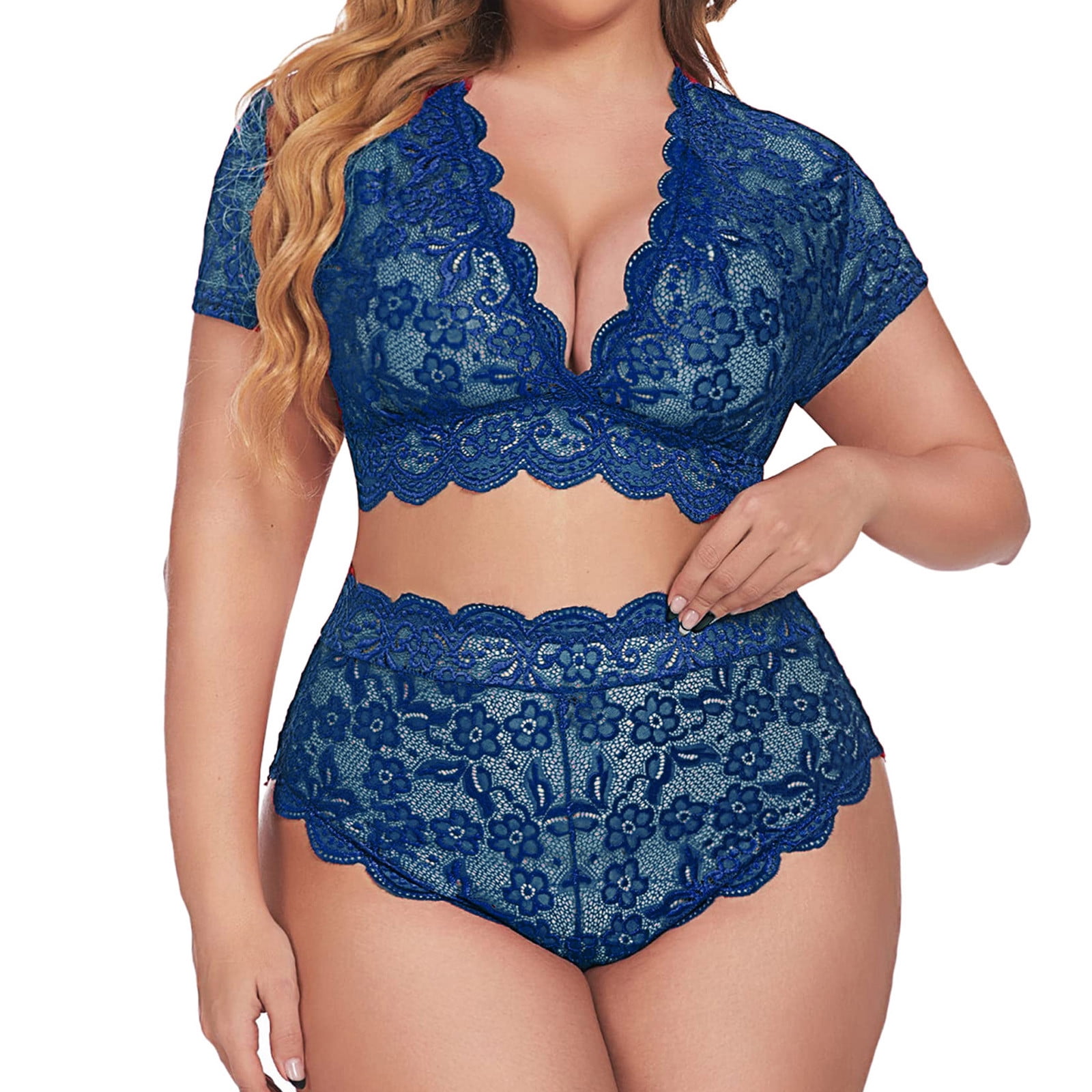 Click here for Endives Bra & Brief Sets Plus Size Sexy Lingerie V... prices