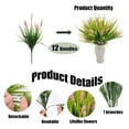 6PC Artificial Monkey Plant with Flowers, Outdoor Pot & Hanging Planter ...
