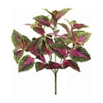 WYBXZ Purple Artificial Perilla for Home Decor, Faux Leaves Plant for ...