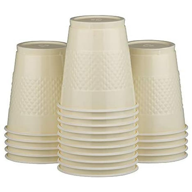 JAM PAPER Plastic Cups - 12 oz - Ivory - 20/Pack - Walmart.ca