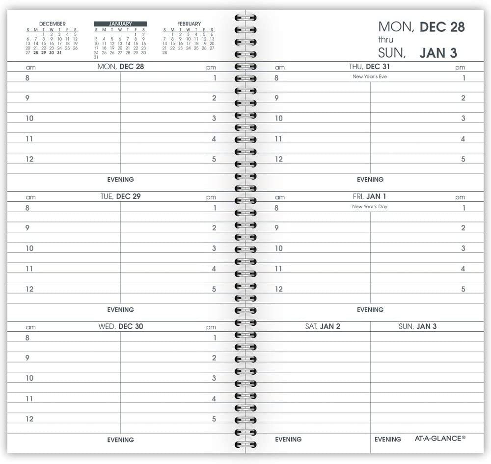 2021 Weekly Appointment Book & Planner Refill for 70-008 by AT-A-GLANCE ...