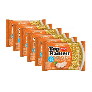 NISSIN FOODS Top Ramen Chicken Flavor Cup Noodles - Chicken - 2.25 oz ...