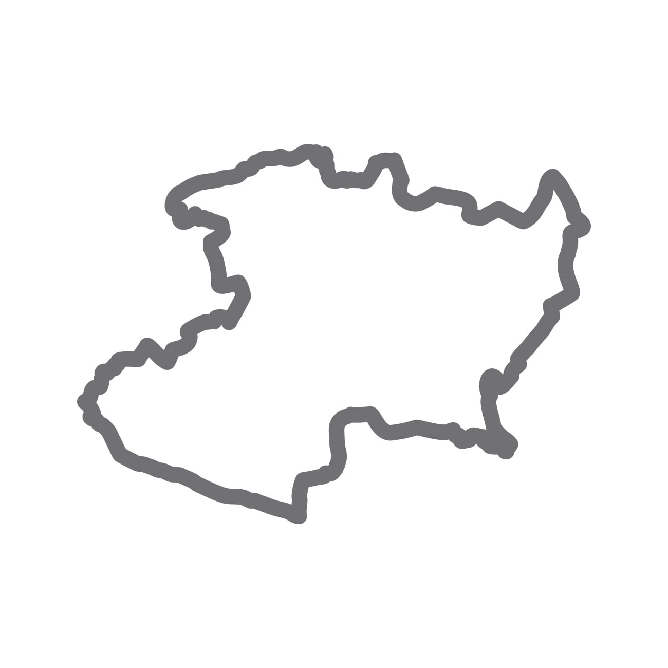 Michoacan State Shaped Sticker Decal Die Cut - Self Adhesive Vinyl ...