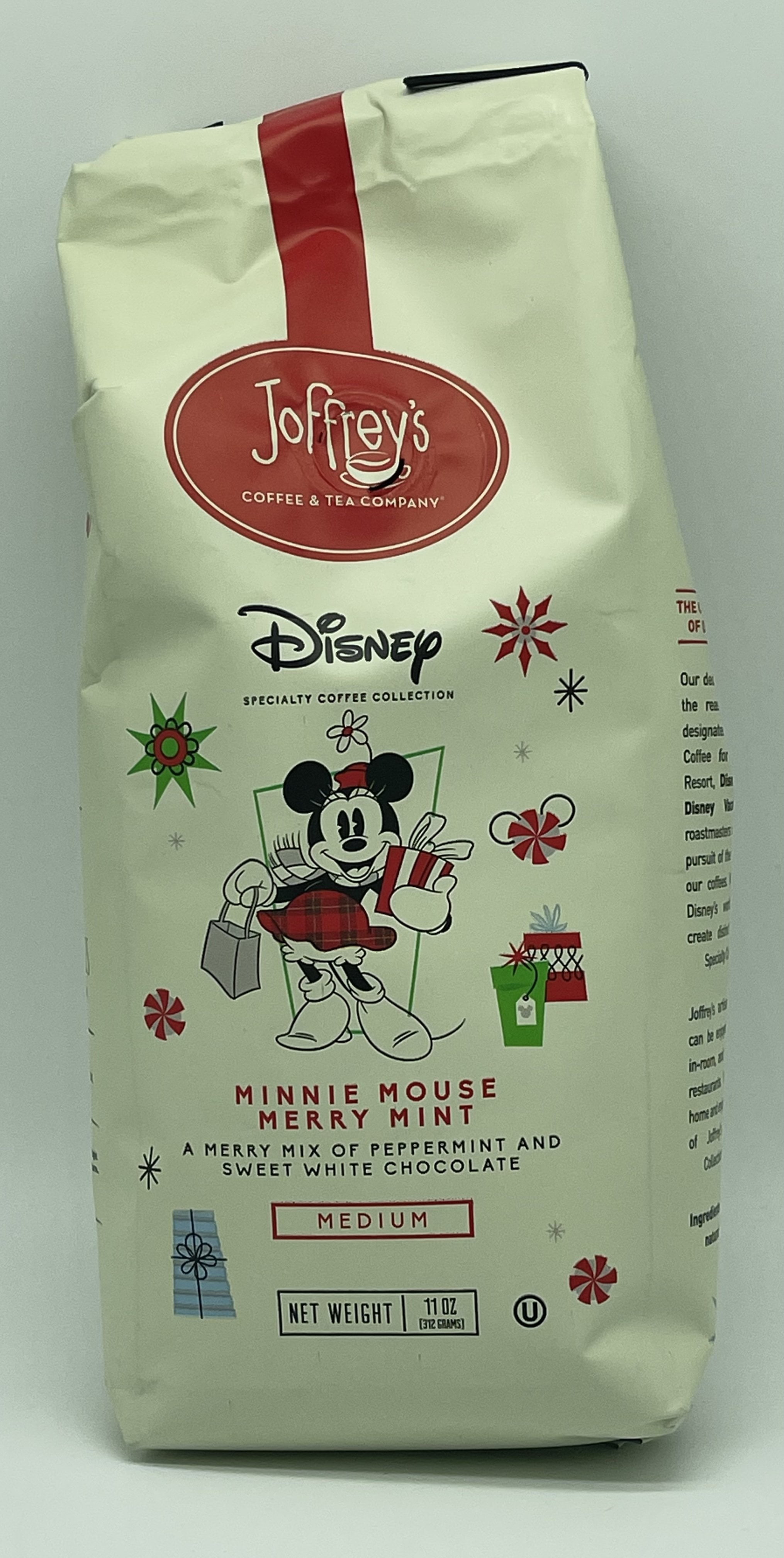 Disney Minnie Mouse Merry Mint Medium Roast Joffrey’s Ground Coffee New ...