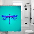 Cute Dragonfly Shower Curtain 70.8x70.8 Inch,Bathroom Shower Curtain ...