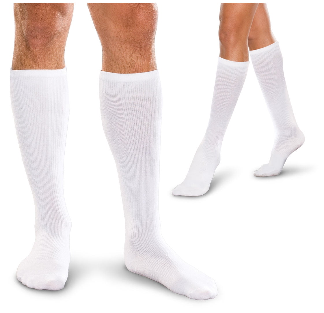 Therafirm Men Women 10-15mmHg Light Support Compression Socks TFCS161 ...