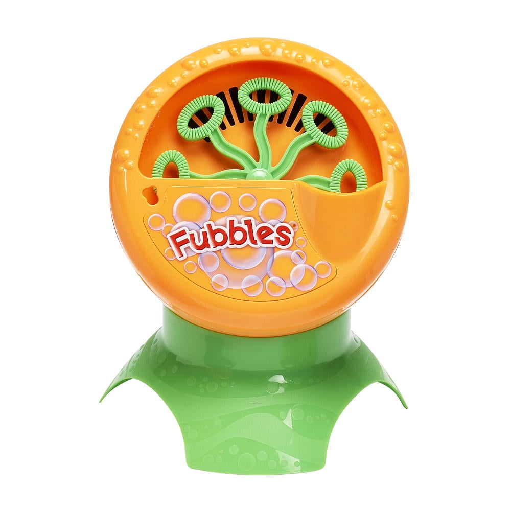 Little Kids Fubbles Bubble Party Bubble Machine - Green/Orange ...