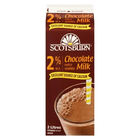 Scotsburn 2% Chocolate Partly Skimmed Milk, 2 L - Walmart.ca