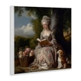 Stupell Industries Rococo Lady with Dog Wall Plaque Art, design by The ...