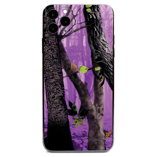 MightySkins APIPH11PR-Purple Tree Camo Skin Decal Wrap for Apple iPhone ...
