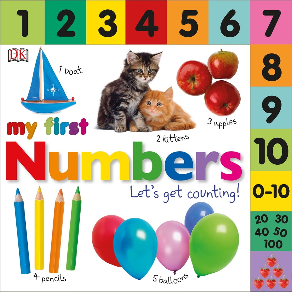 Pre-Owned Tabbed Board Books: My First Numbers: Let's Get Counting ...