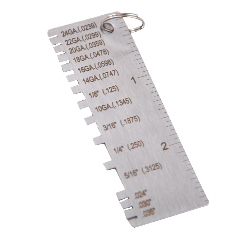 PHANY Metal Sheet Thickness Gauge, Welding Gauge Tools, Feeler Gauge ...