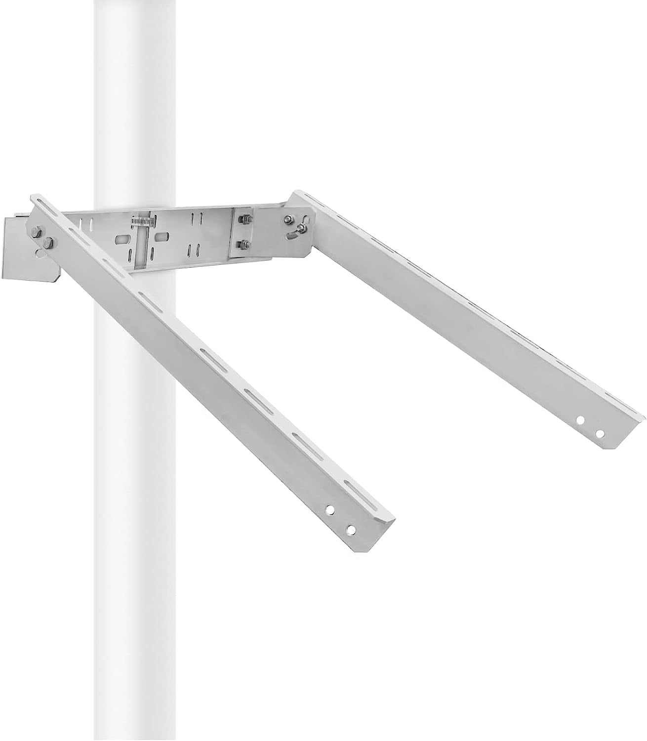 Universal Solar Panel Heavy Duty Double Arm Pole Wall Mount For 40-75W ...