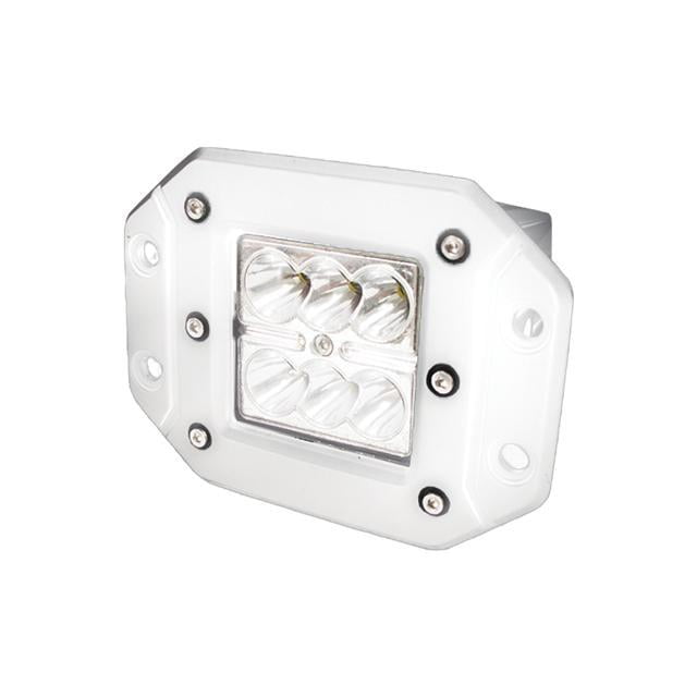 Race Sport RS-18W6LED-FM(W) - WHITE SHELL - Flush Mountable 18Watt 6 ...