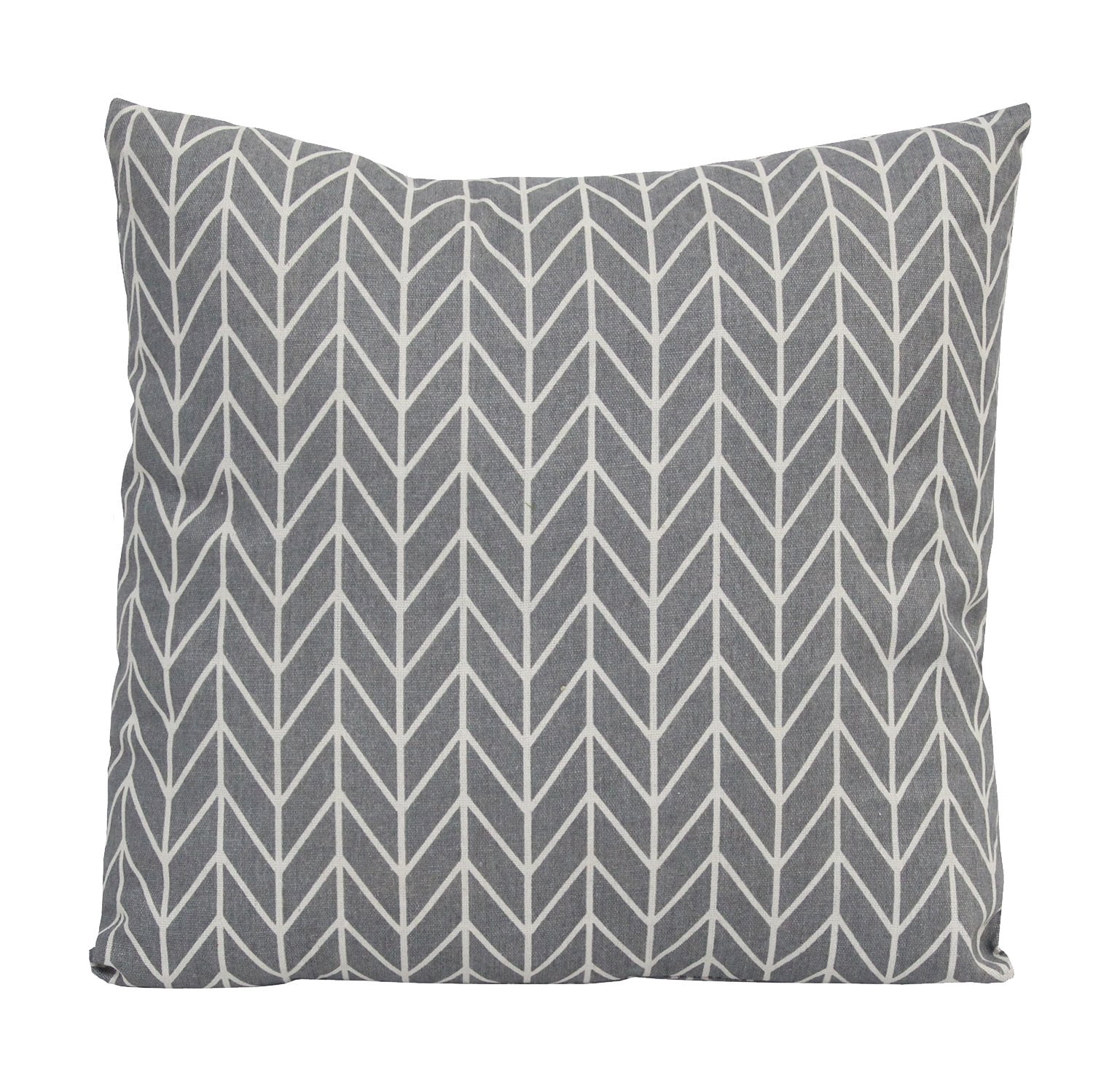 Stratton Home Decor Grey Geo Pillow - Walmart.com