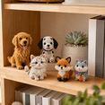 3D Beaded Animal Kit, Handmade Pet Cat Dog Fox Hamster Beading Craft ...